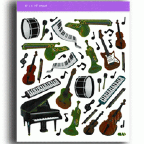 Stickers Keyboard Instruments